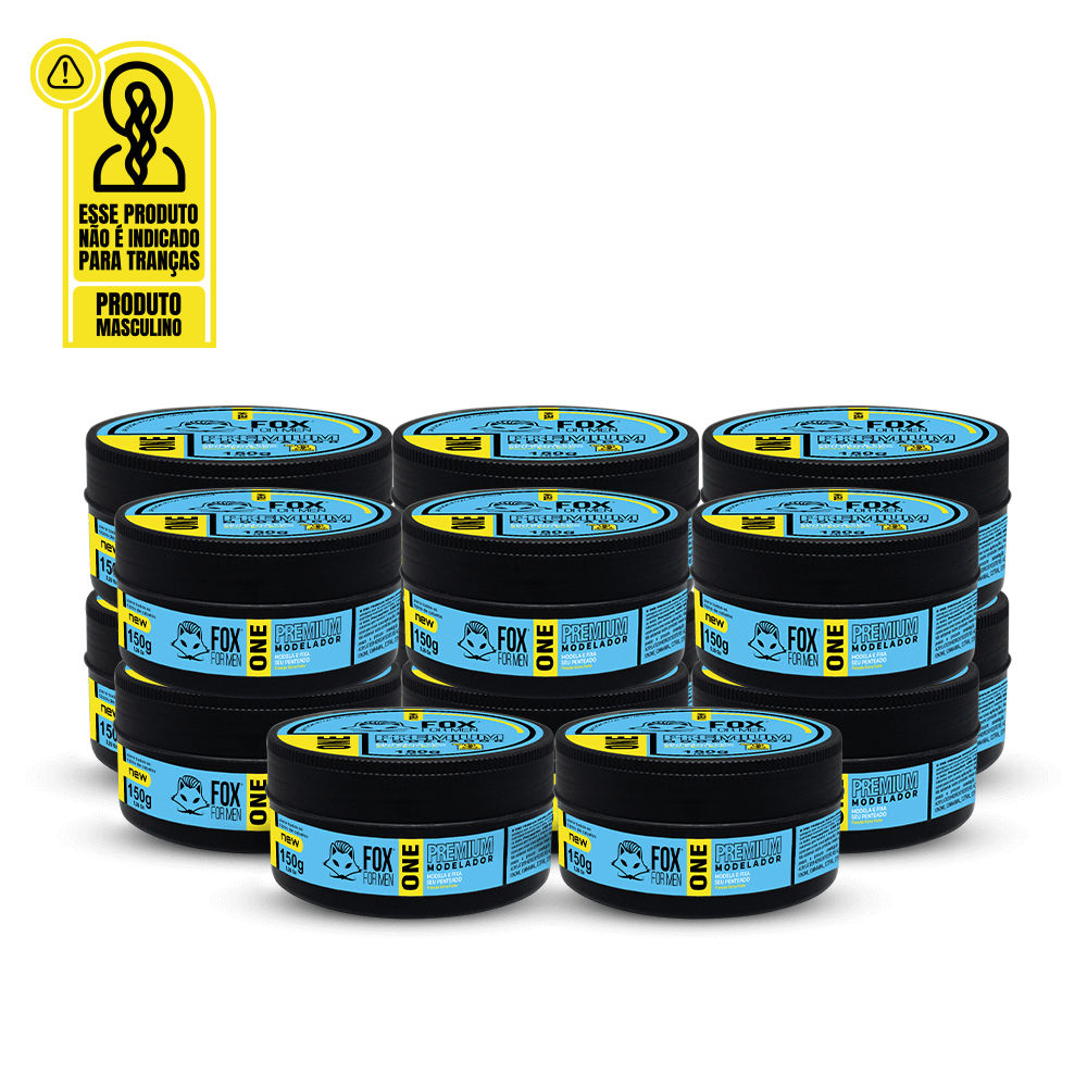 ONE PREMIUM MODELADOR 150G – 14 UNIDADES - FOX FOR MEN