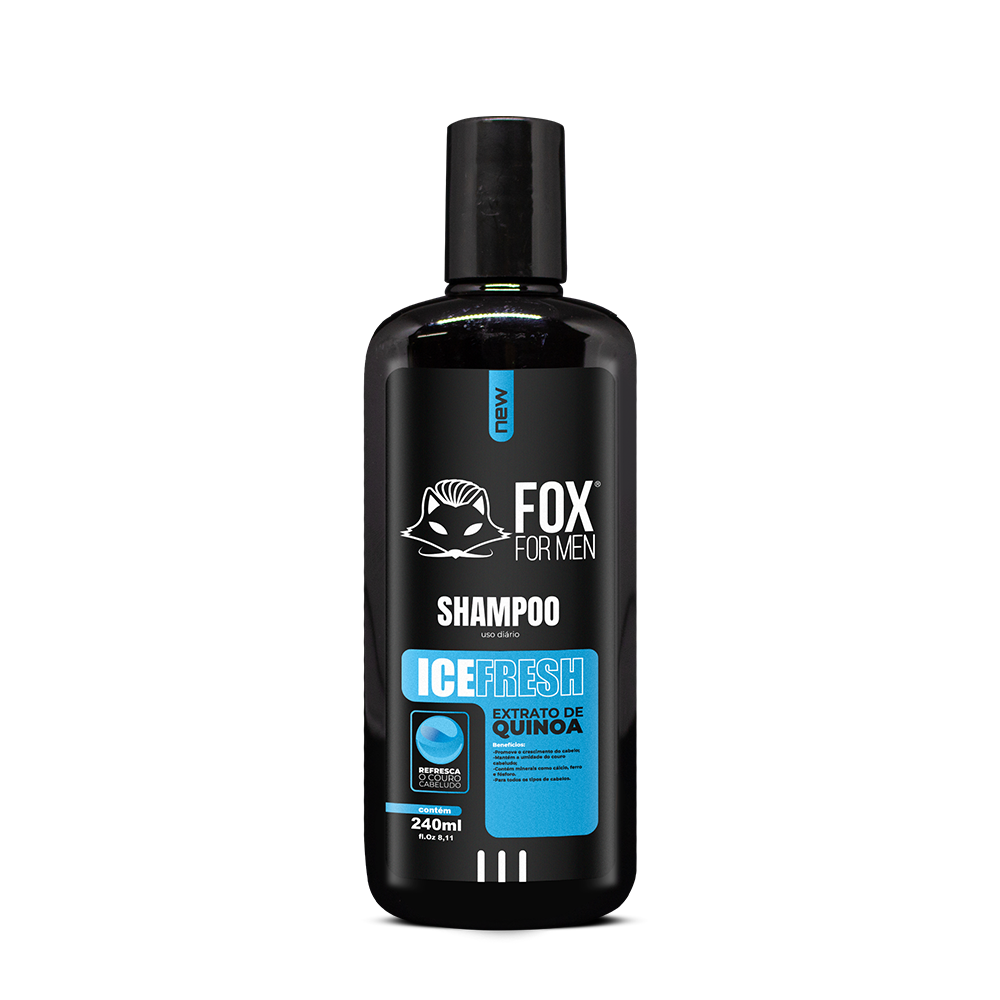 SHAMPOO ICEFRESH 240ML - FOX FOR MEN - FOX FOR MEN
