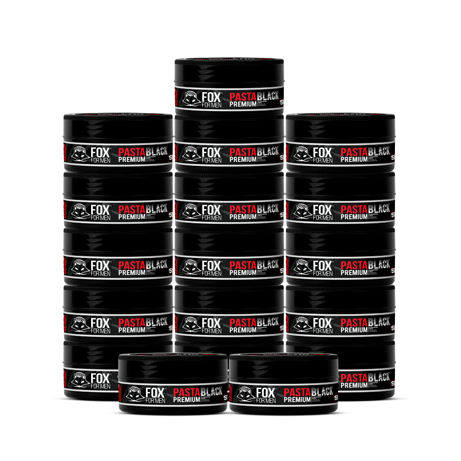 PASTA BLACK 150G 18 UNIDADES - FOX FOR MEN - FOX FOR MEN